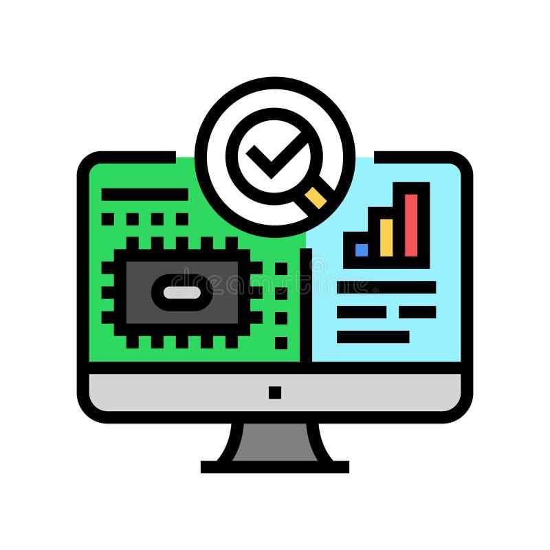 Sensor Calibration Electronics Color Icon Vector Illustration Stock ...