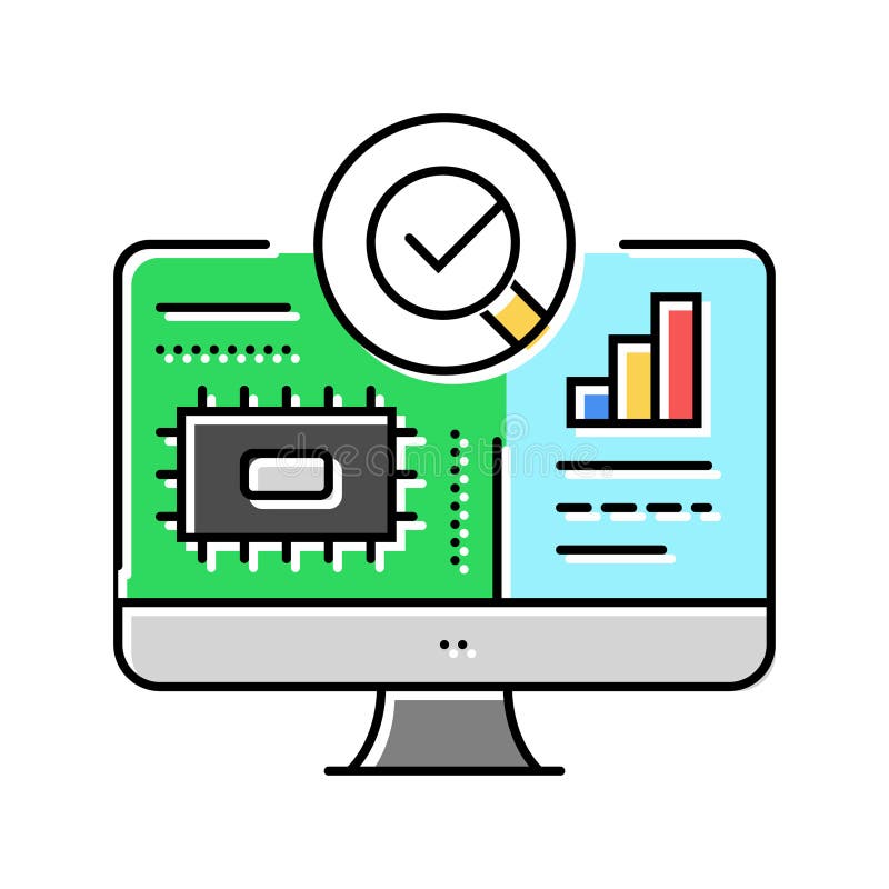 Sensor Calibration Electronics Color Icon Vector Illustration Stock ...