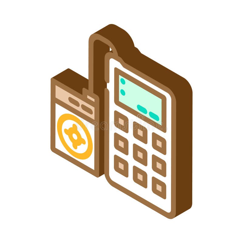 Sensor Calibration Electronics Isometric Icon Vector Illustration Stock ...