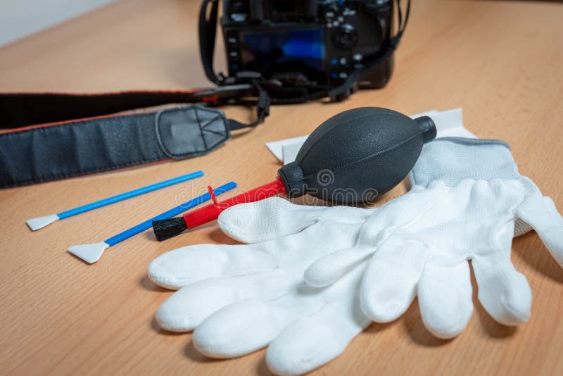 Sensor Cleaning of a Camera Stock Photo - Image of apsc, equipment ...