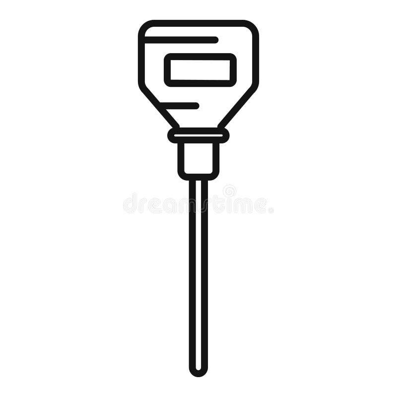 Sensor Device Ph Icon Outline Vector. Level Ph Meter Stock Illustration ...