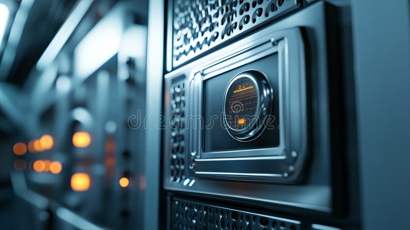 Sensor Embedded into Air Recovery System Panel . Stock Image - Image of ...