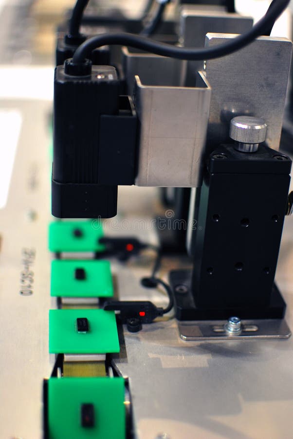 Sensor in Factory Automation Stock Photo - Image of industry ...