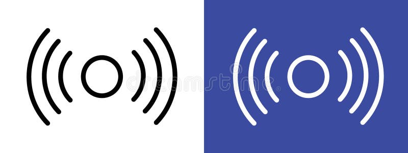 Sensor Icon Logo Sign Set Vector Outline Stock Vector - Illustration of ...