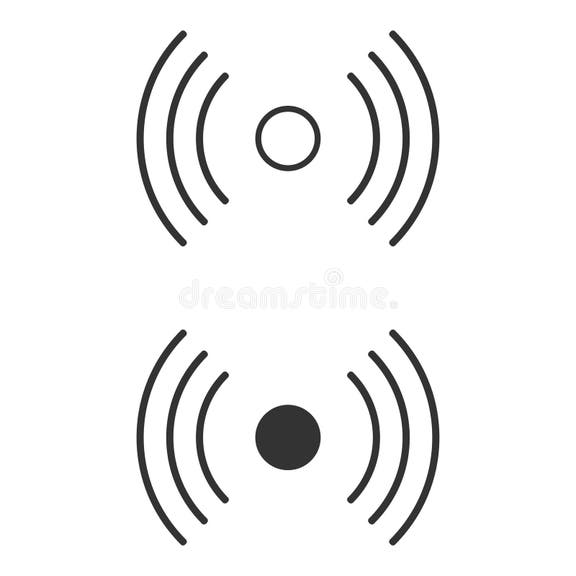 Sensor Icon. Range Motion Symbol. Sign Technology Vector Stock Vector ...