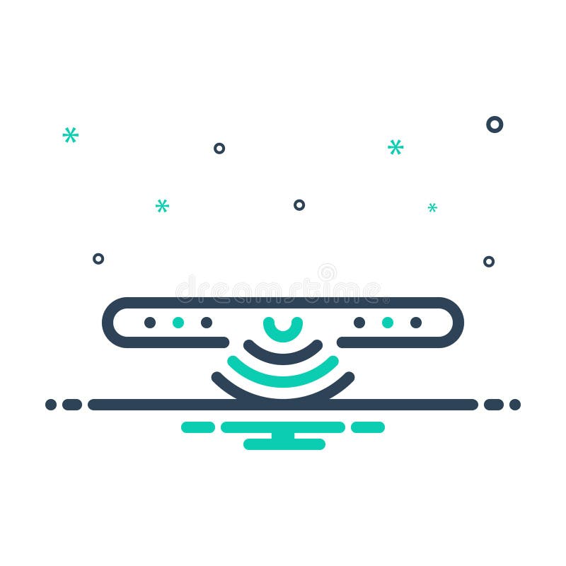 Mix Icon for Sensor, Security and Safety Stock Illustration ...