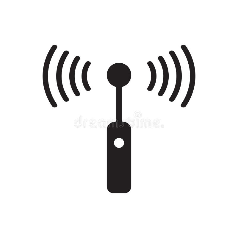 Sensor icon vector stock vector. Illustration of silhouette - 303345041