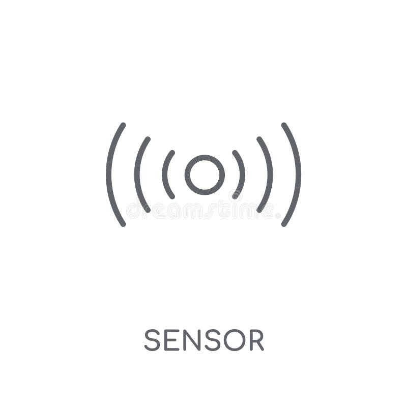 Sensor Linear Icon. Modern Outline Sensor Logo Concept on White Stock ...