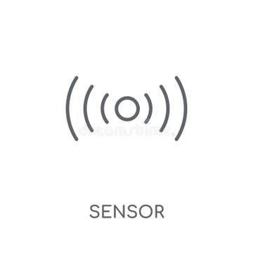 Sensor Linear Icon. Modern Outline Sensor Logo Concept on White Stock ...