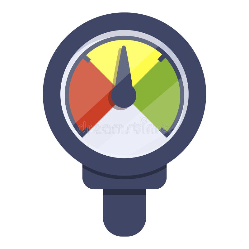 Sensor Manometer Icon, Cartoon Style Stock Vector - Illustration of ...