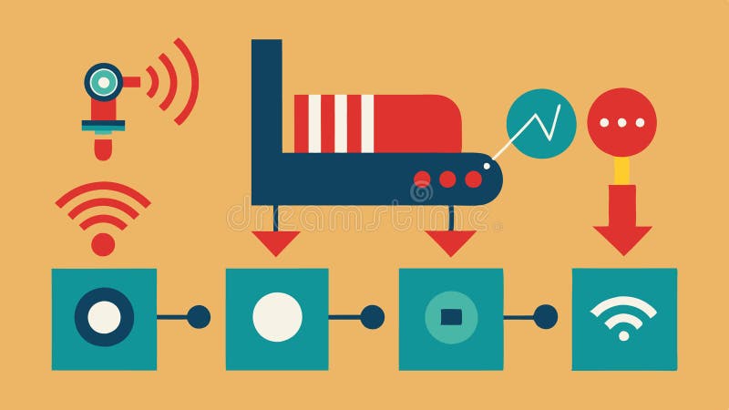 Sensor Monitoring Effect A Sequence Showing A Machine Running Smoothly Followed By A Closeup Of