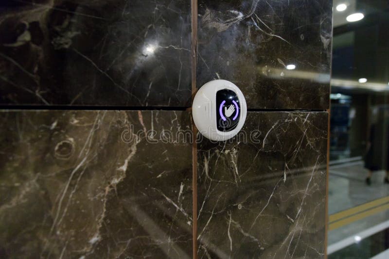 Sensor for Opening the Automatic Entrance Door in Public Place Stock ...