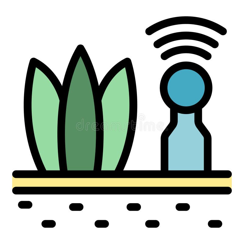 Sensor Plant Control Icon Vector Flat Stock Vector - Illustration of ...