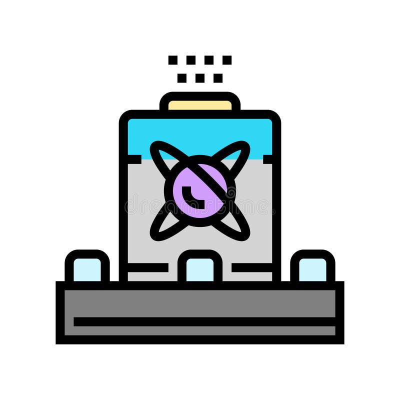 Sensor Quantum Technology Color Icon Vector Illustration Stock ...