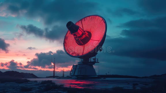 Sensor Scanning Radar Edge Computing Module Stock Illustration ...