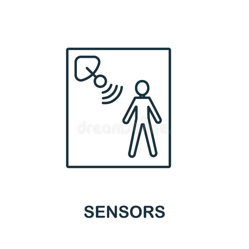 Sensors Icon from Iot Collection. Simple Line Sensors Icon for ...
