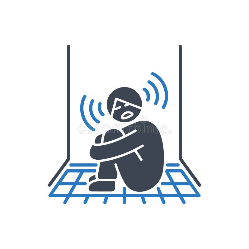 Sensory Overload Corner Icon Stock Vector - Illustration of huddle ...