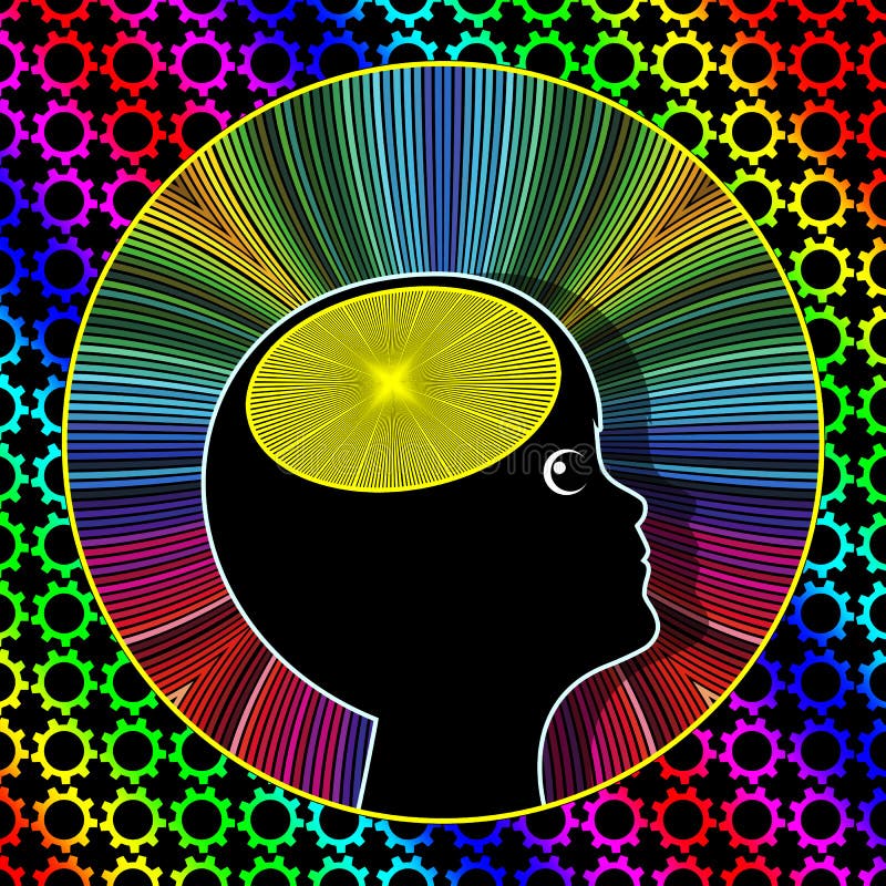 Sensory Overstimulation in Kids Stock Illustration - Illustration of ...