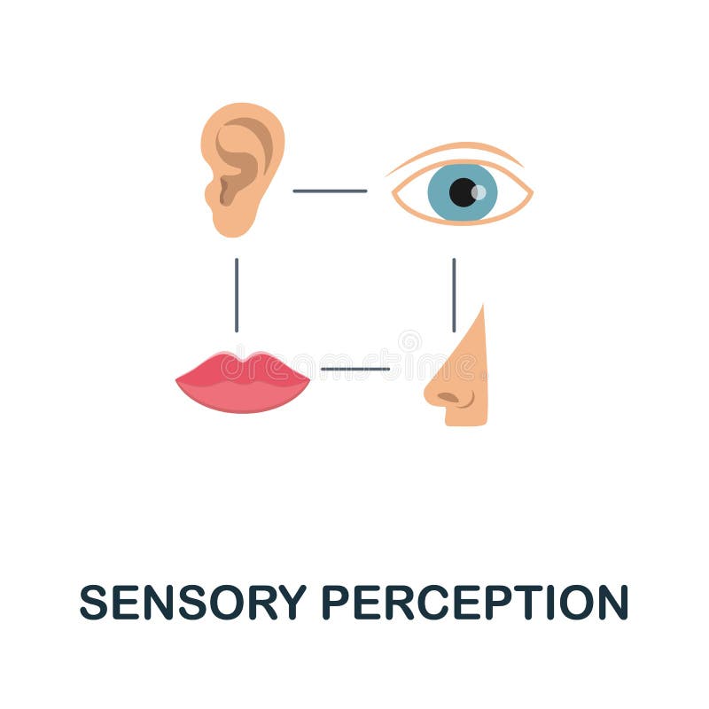 Perception Flat Icon. Colored Sign from Personality Collection ...