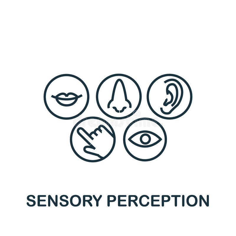 Sensory perception stock vector. Illustration of perception - 3673783