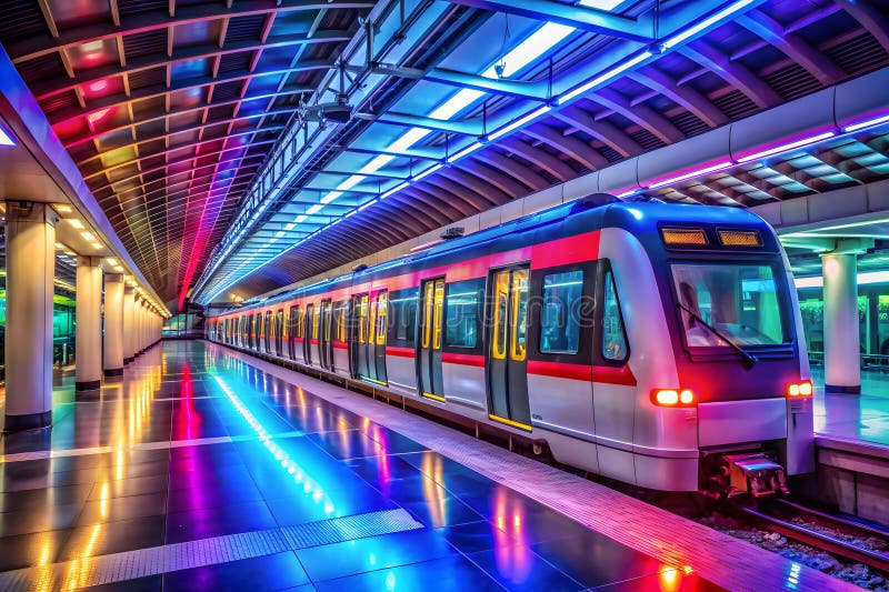 A Sensory Symphony Modern Underground Station Transformed into a ...