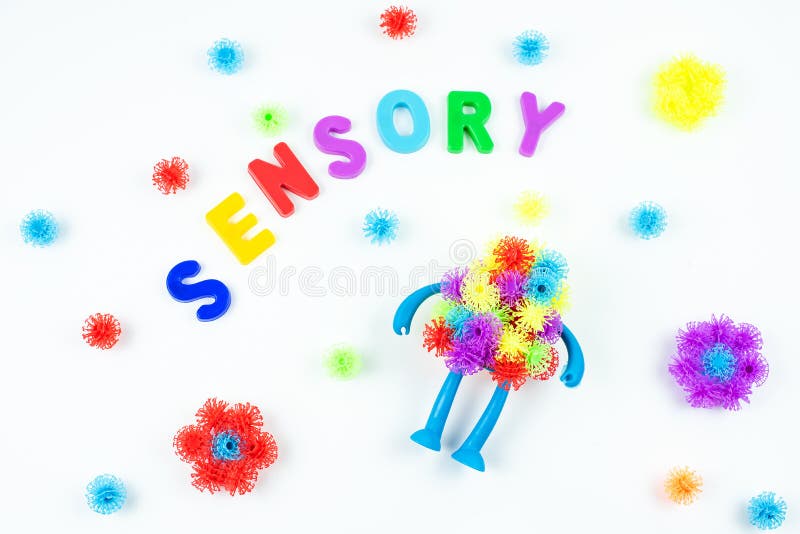 Sensory Word and Sensory Toy for Kid. Sensory Training, Fine Motor ...