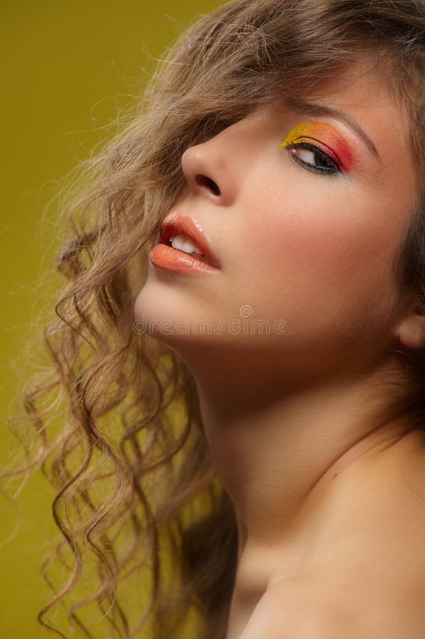 Sensual Brunette Stock Image Image Of Sensuality Beauty 11175687