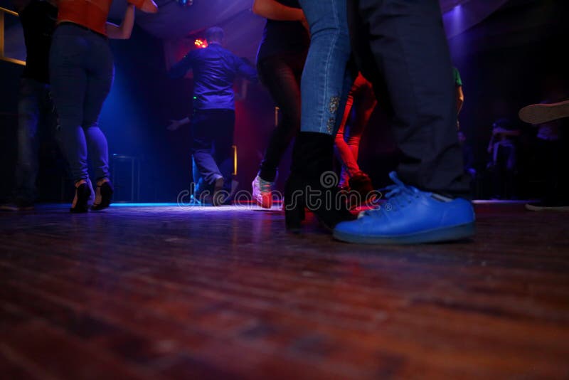 Sensual Dance In The Spotlight. Editorial Image - Image of girl ...