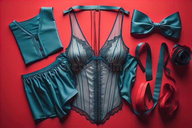 Sensual Lingerie on a Mannequin. Ai Generative Stock Illustration ...