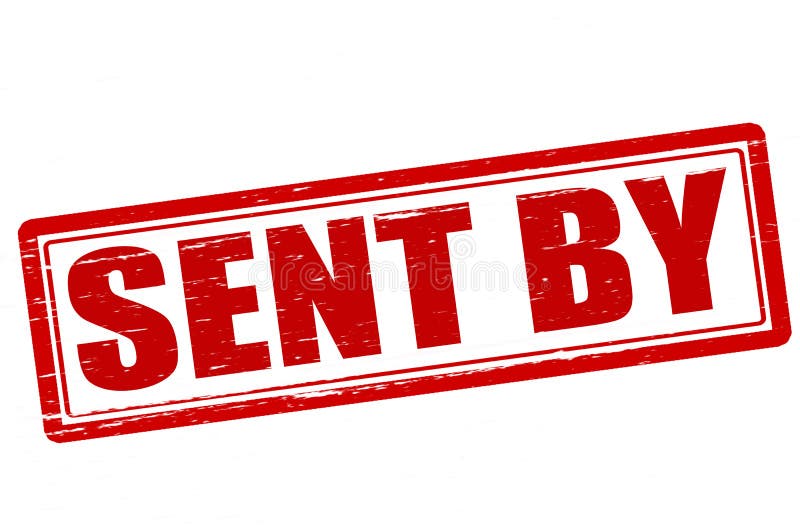 Sent by stock illustration. Illustration of remit, stamp - 109908445