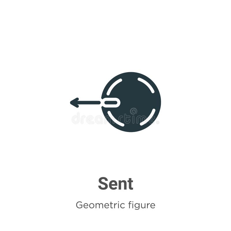 Sent Vector Icon on White Background. Flat Vector Sent Icon Symbol Sign ...
