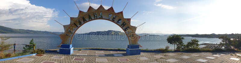 Sentani Lake editorial stock photo. Image of arch, architecture - 239018728