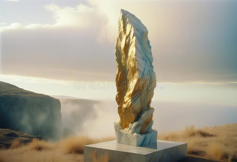 The Sentient Rock without Legs Stock Illustration - Illustration of ...