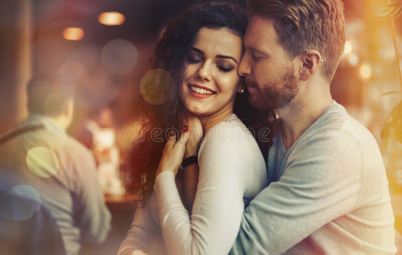 Sentimental Couple in Love Bonding Stock Image - Image of beauty ...
