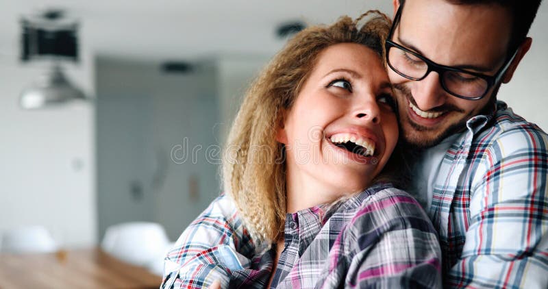 Sentimental Couple in Love Bonding Stock Image - Image of beauty ...