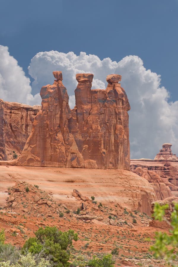 The Sentinals stock photo. Image of national, mountain - 14456724