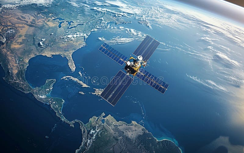 Sentinel-2B Role in Remote Sensing -Generative Ai Stock Image - Image ...