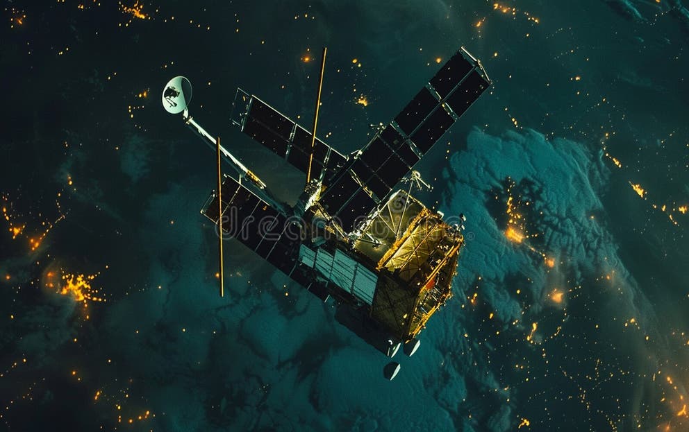 The Sentinel-2B Satellite -Generative Ai Stock Photo - Image of ...