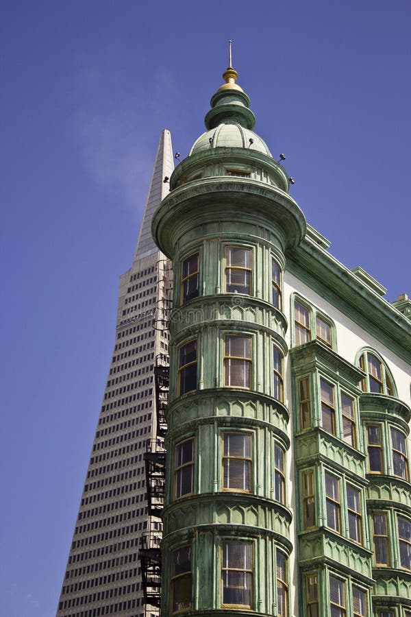 Sentinel Building and Transamerica Pyramid Editorial Photo - Image of ...