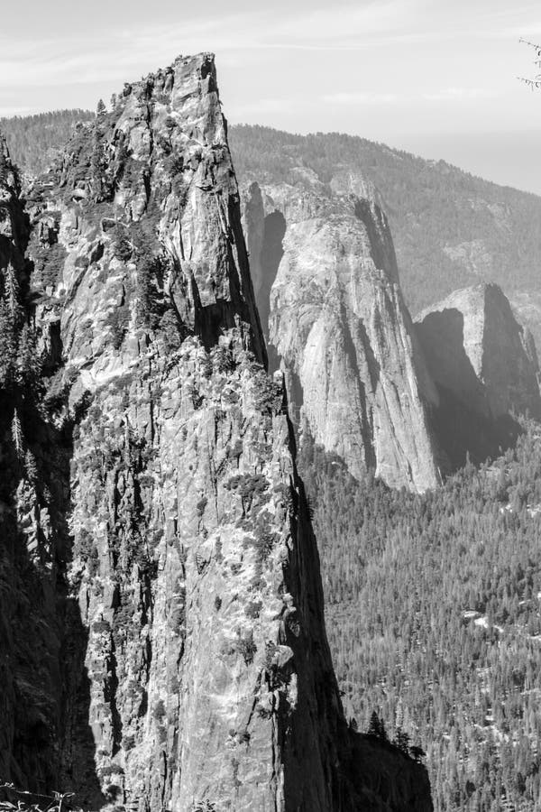 Sentinel Rock at Yosemite Valley Stock Image - Image of monolith ...