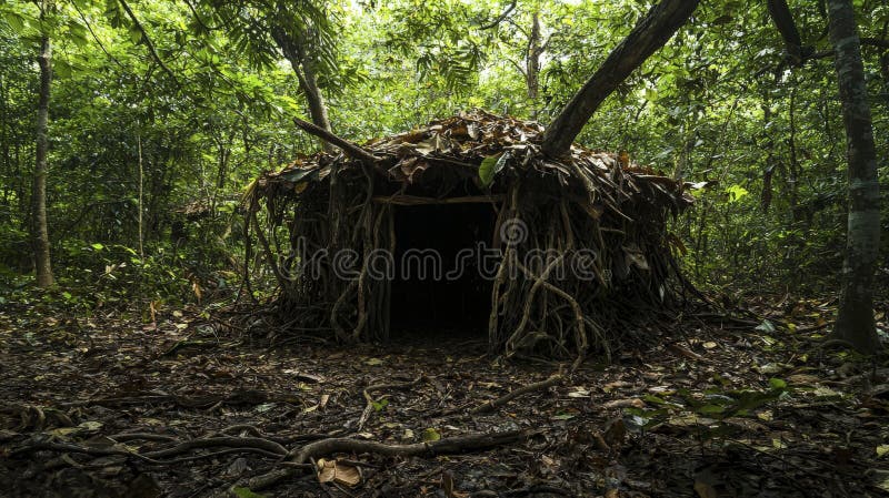 Sentinelese Hut Construction Amazon Rainforest Photography Natural ...