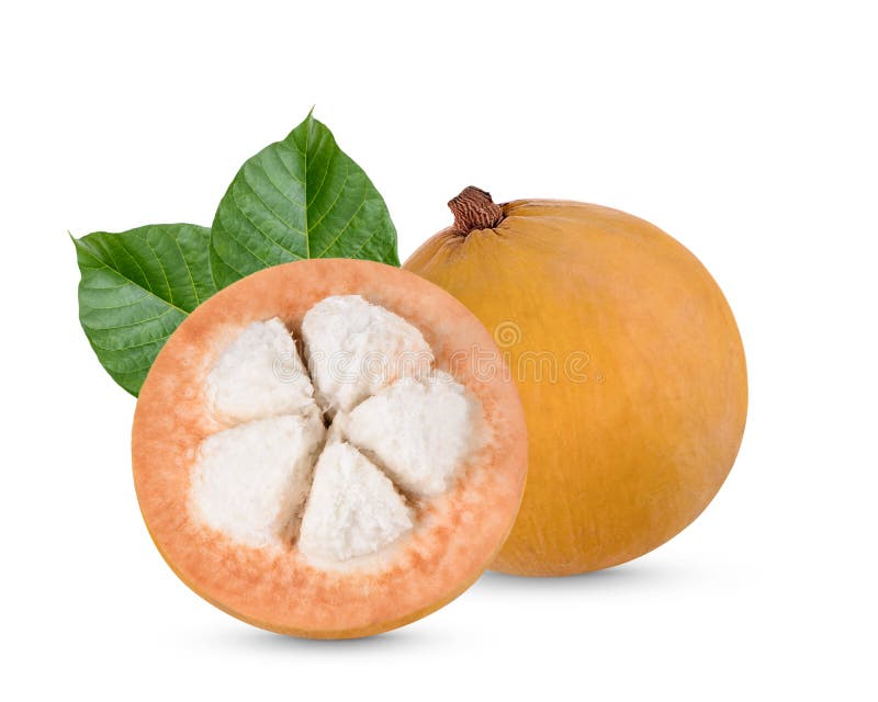 Sentol Fruit with Leaves Isolated on White Background Stock Image ...