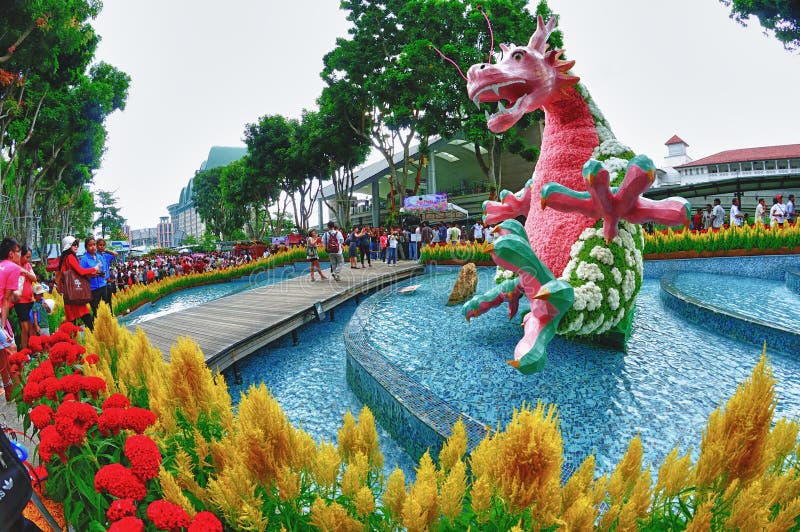 Sentosa Flower Festival 2012 Editorial Stock Image - Image of flowers ...