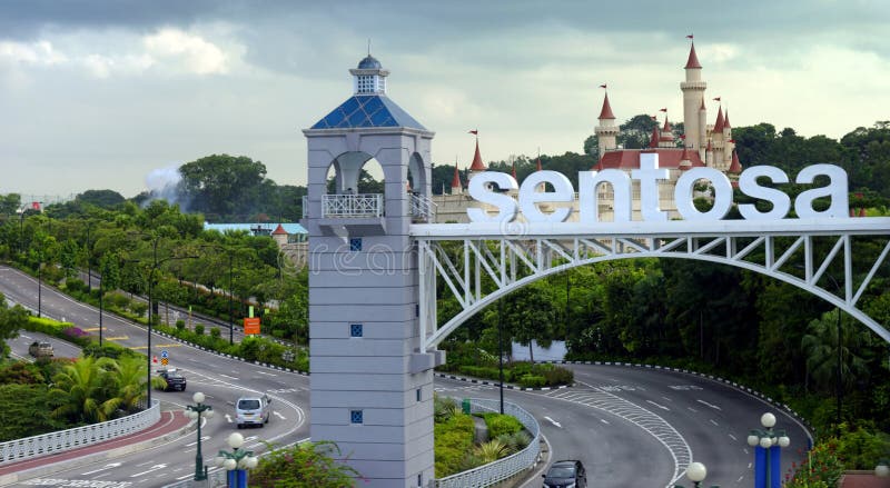 Sentosa Island stock photo. Image of traveling, transport - 38448570