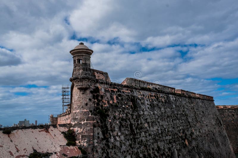A Sentry Box at El Morro Castle in Havana, Cuba Stock Photo - Image of ...