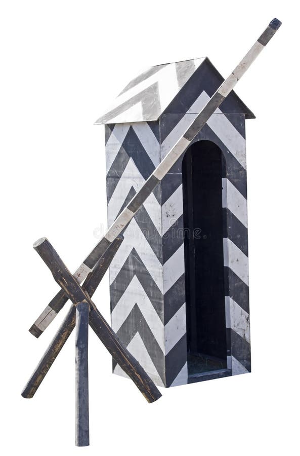 Sentry box, reconstruction stock image. Image of europe - 120324425