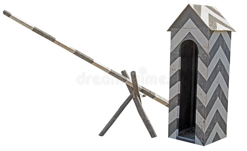 Sentry box, reconstruction stock photo. Image of built - 120324506