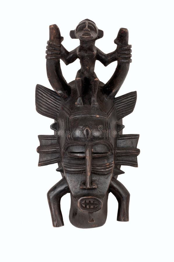 African Fertility Symbol stock photo. Image of carving - 21859176