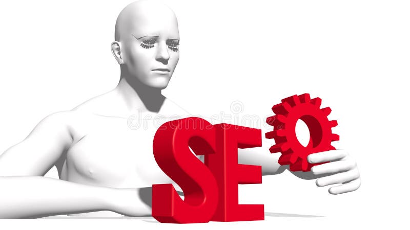 Seo stock illustration. Illustration of connection, body - 35698040