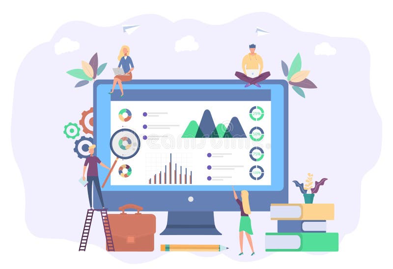 SEO Analytics. Search Engine Optimization Analysis Concept. it ...